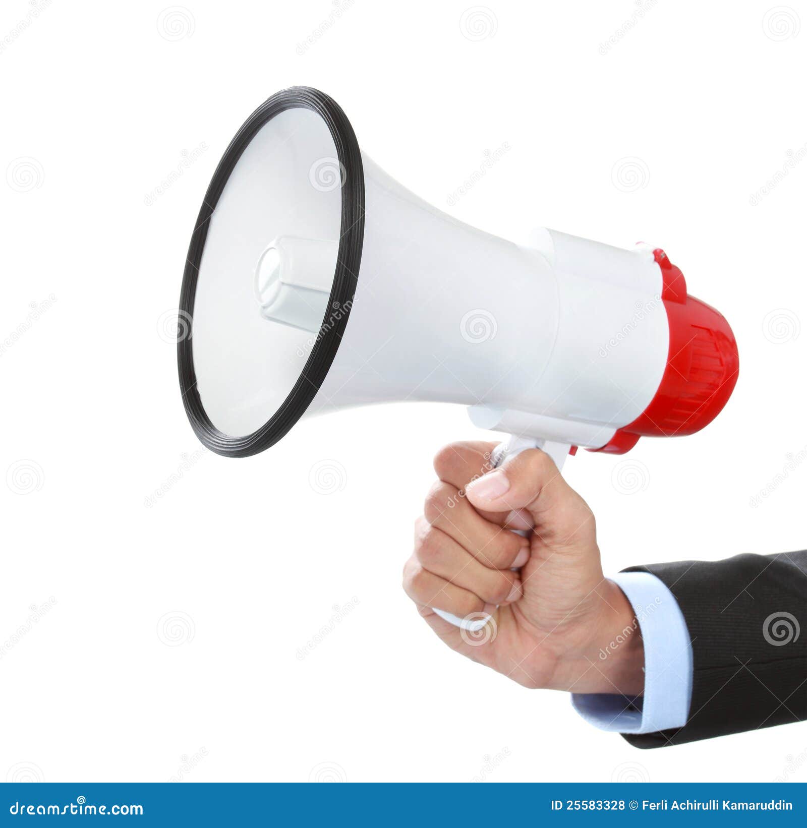 Megafoon stock foto. Image of persoon, mens, zakenman - 25583328