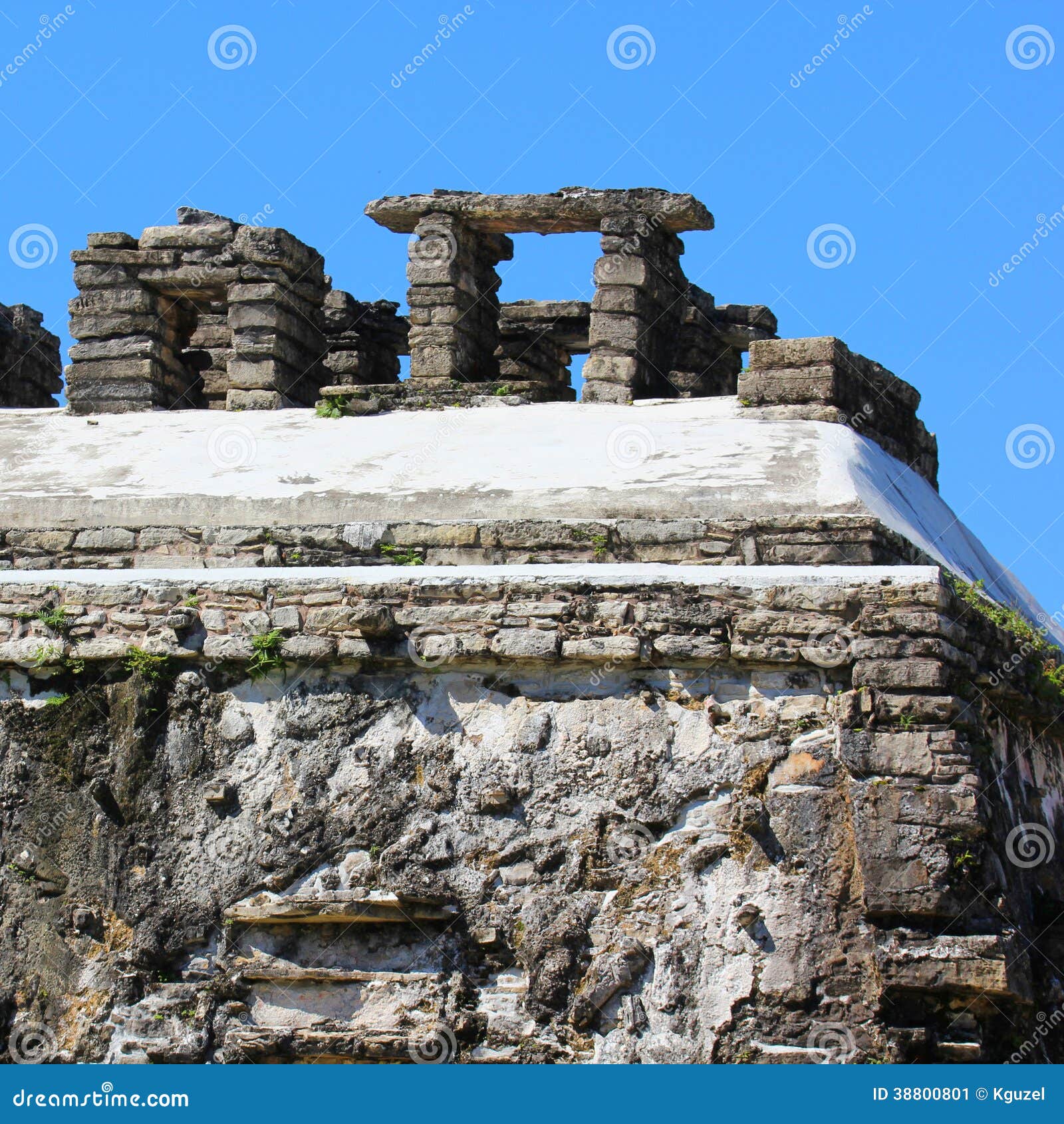 Megalith in Palenque, Mexico. Stock Image - Image of monument, palenque ...