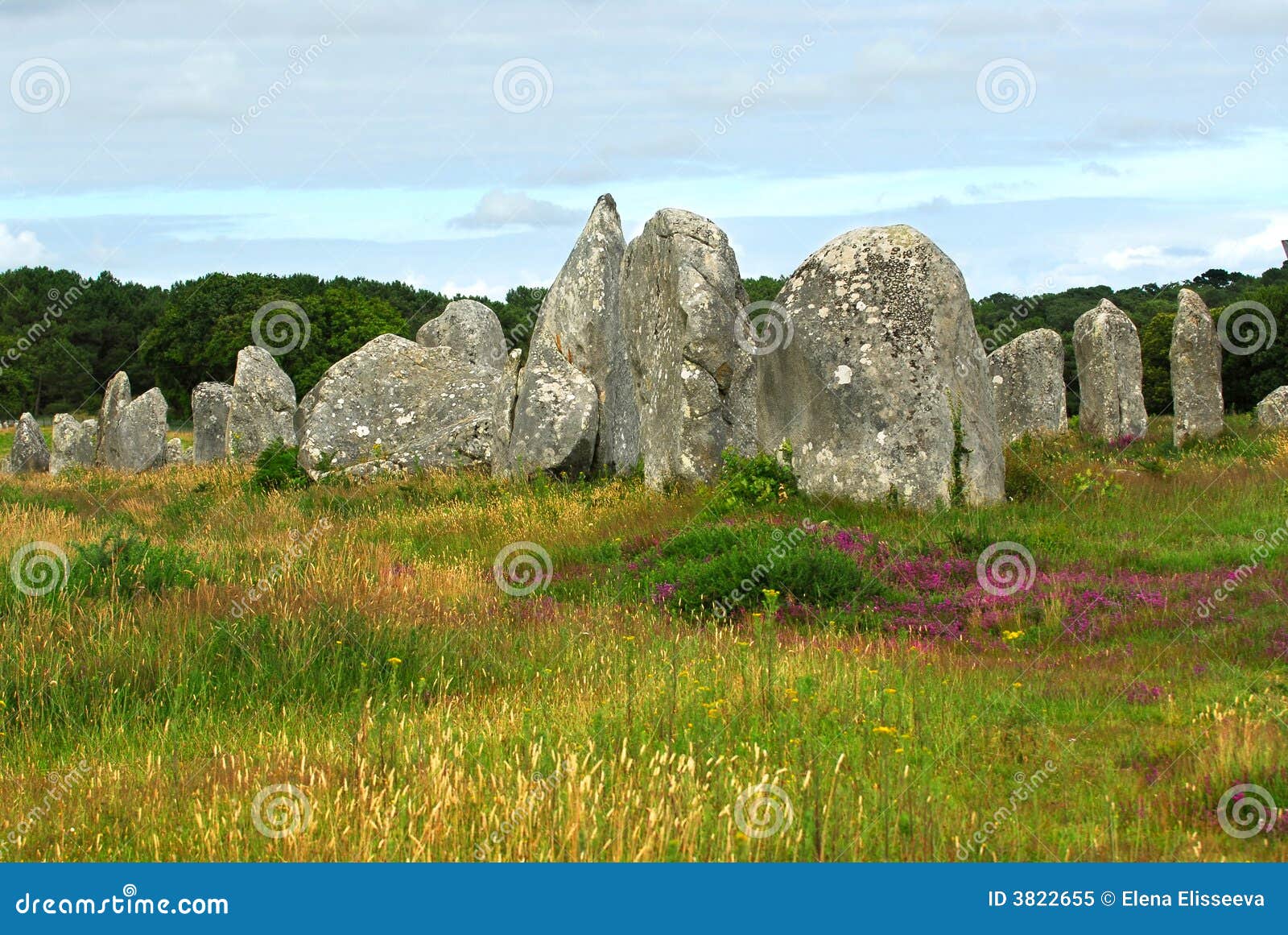 Megalithic Monuments in Brittany Stock Image - Image of ancient, europe ...