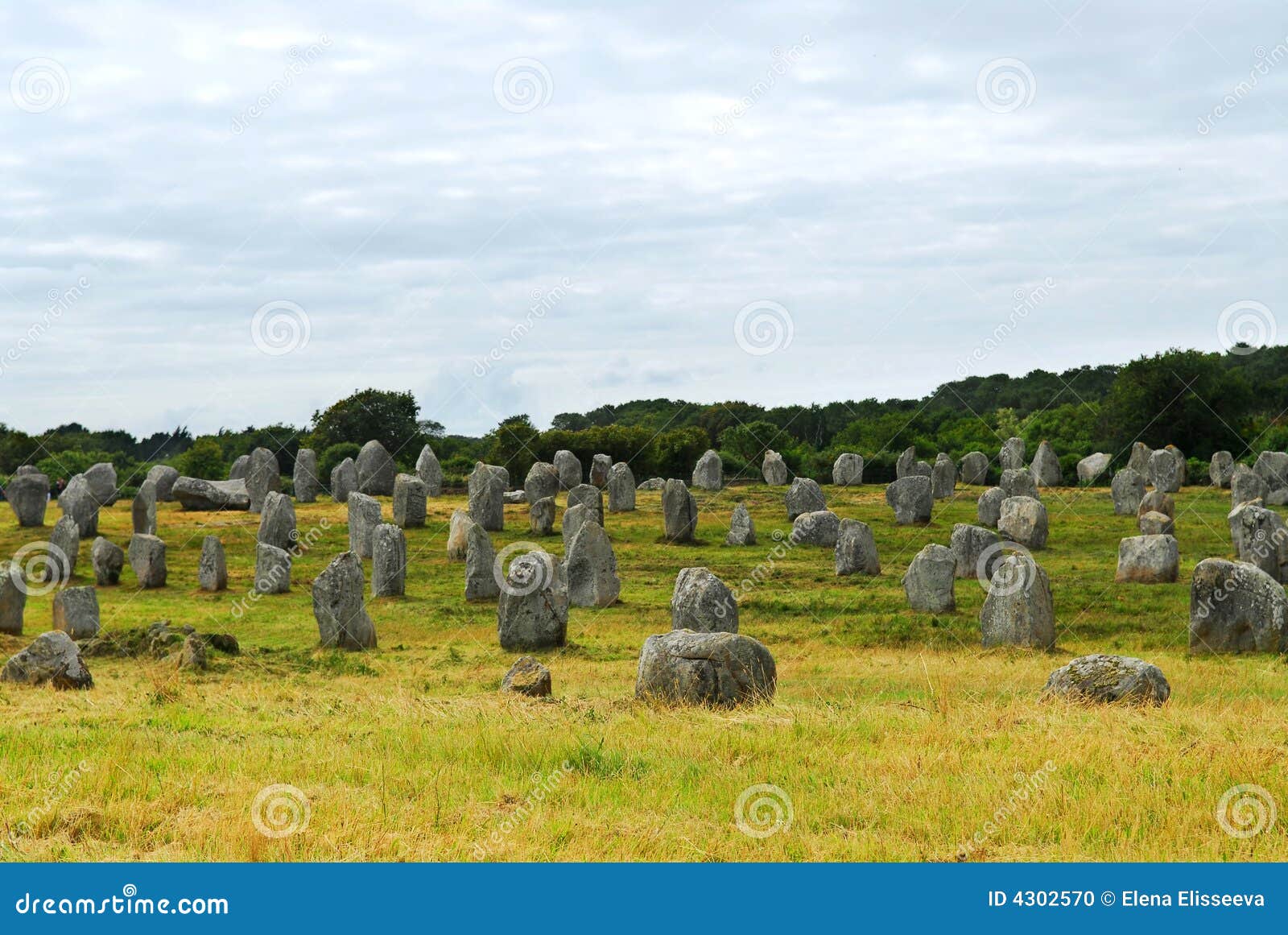 Megalithic Monuments in Brittany Stock Photo - Image of dolmen, france ...