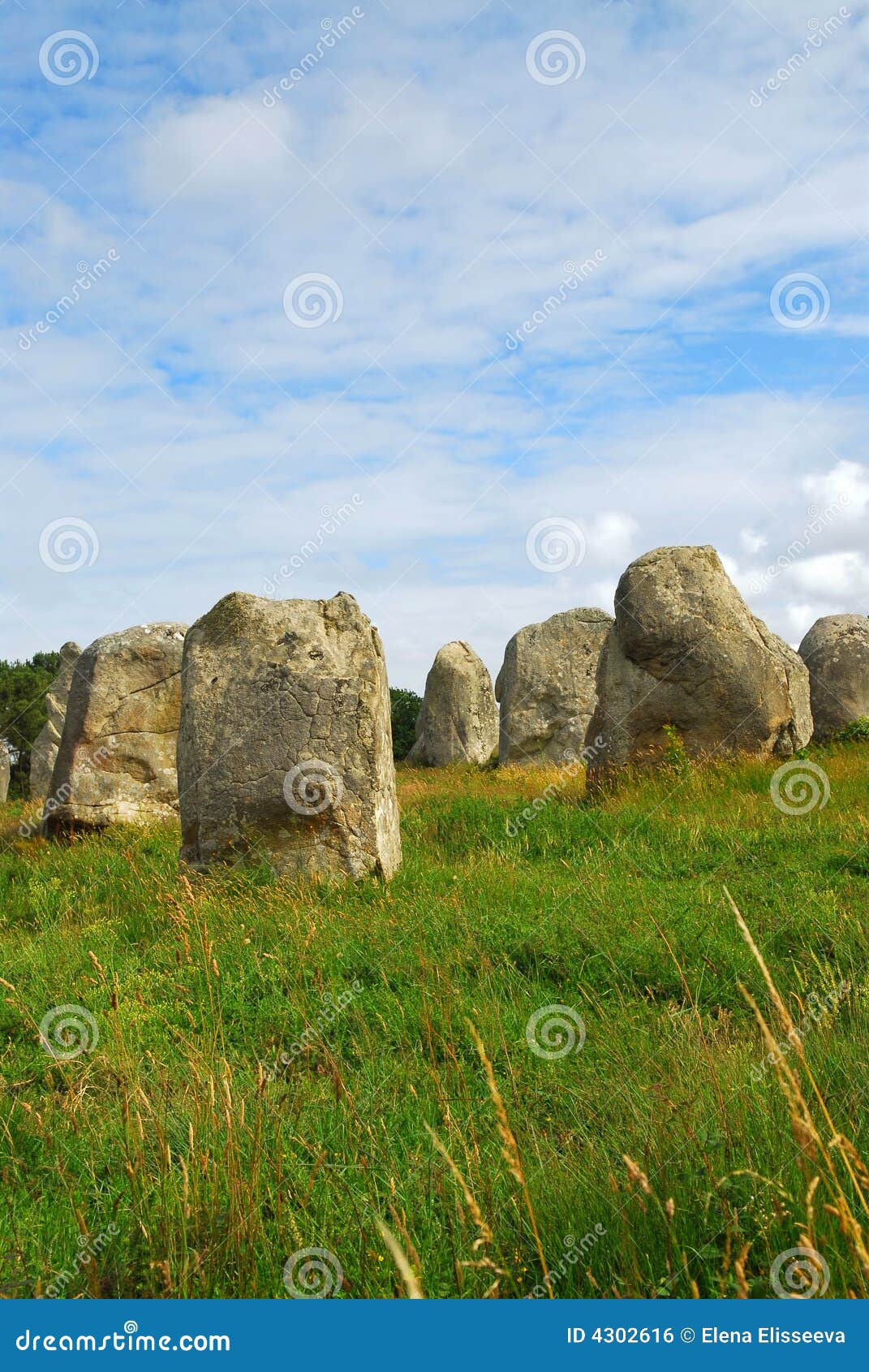 Megalithic Monuments in Brittany Stock Photo - Image of dolmen ...