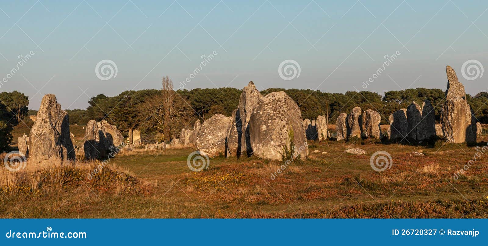 Megalithic Monuments in Carnac Stock Image - Image of monument ...