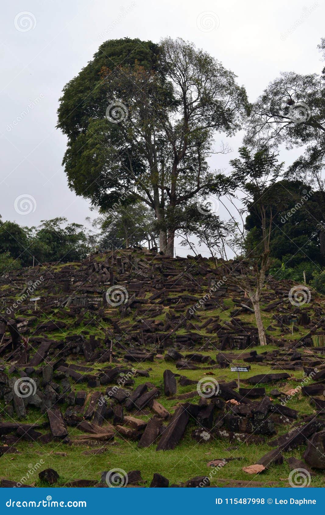An Megalithic Site in West Java, Indonesia. it Has Thousands of Stock ...