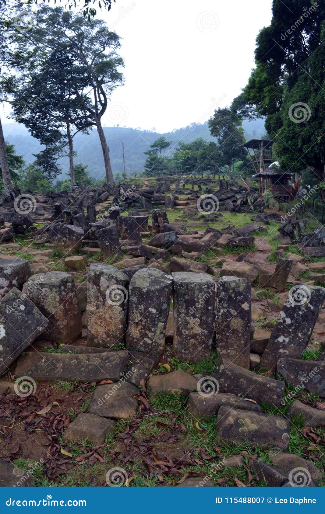 An Megalithic Site in West Java, Indonesia. it Has Thousands of Stock ...