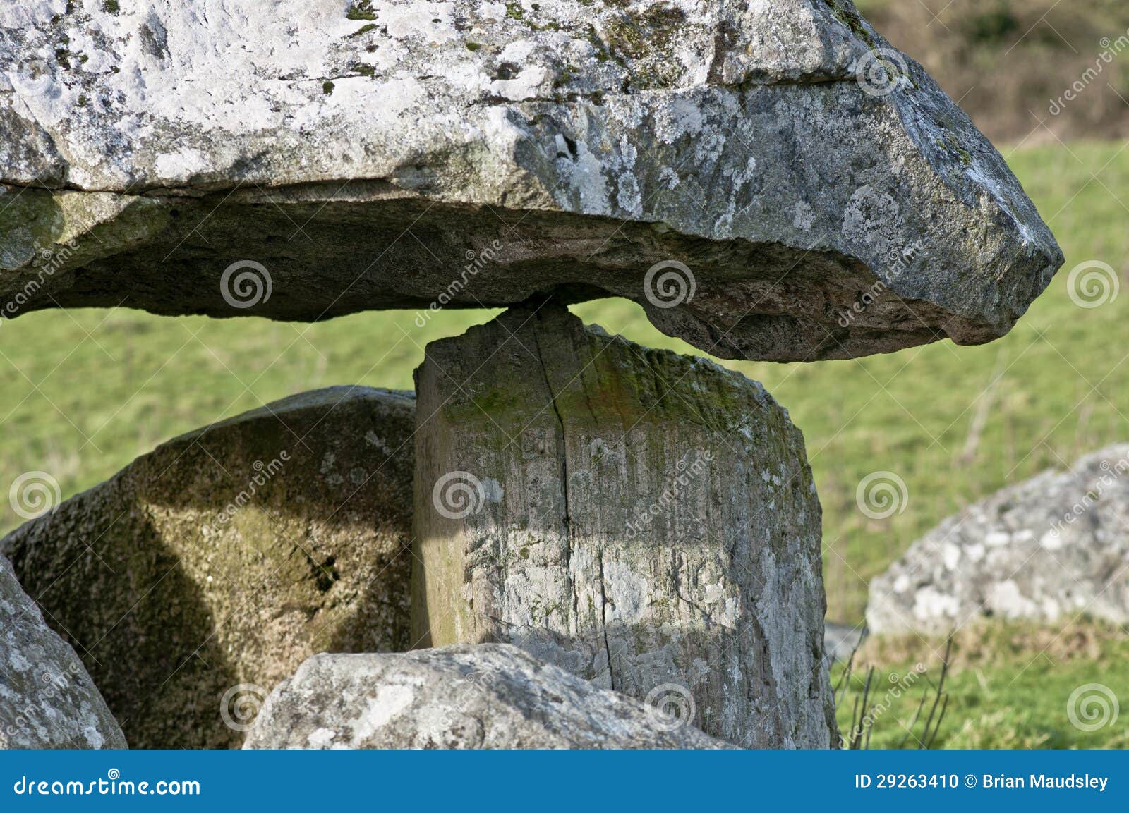Megalithic Tomb and Stone Circle Stock Photo - Image of grave, green ...