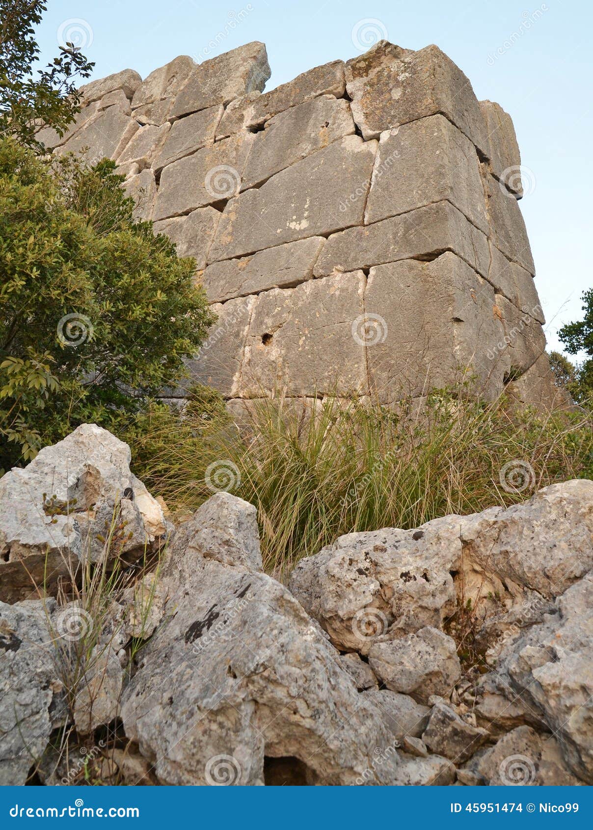 Megalithic wall stock photo. Image of texture, construction - 45951474
