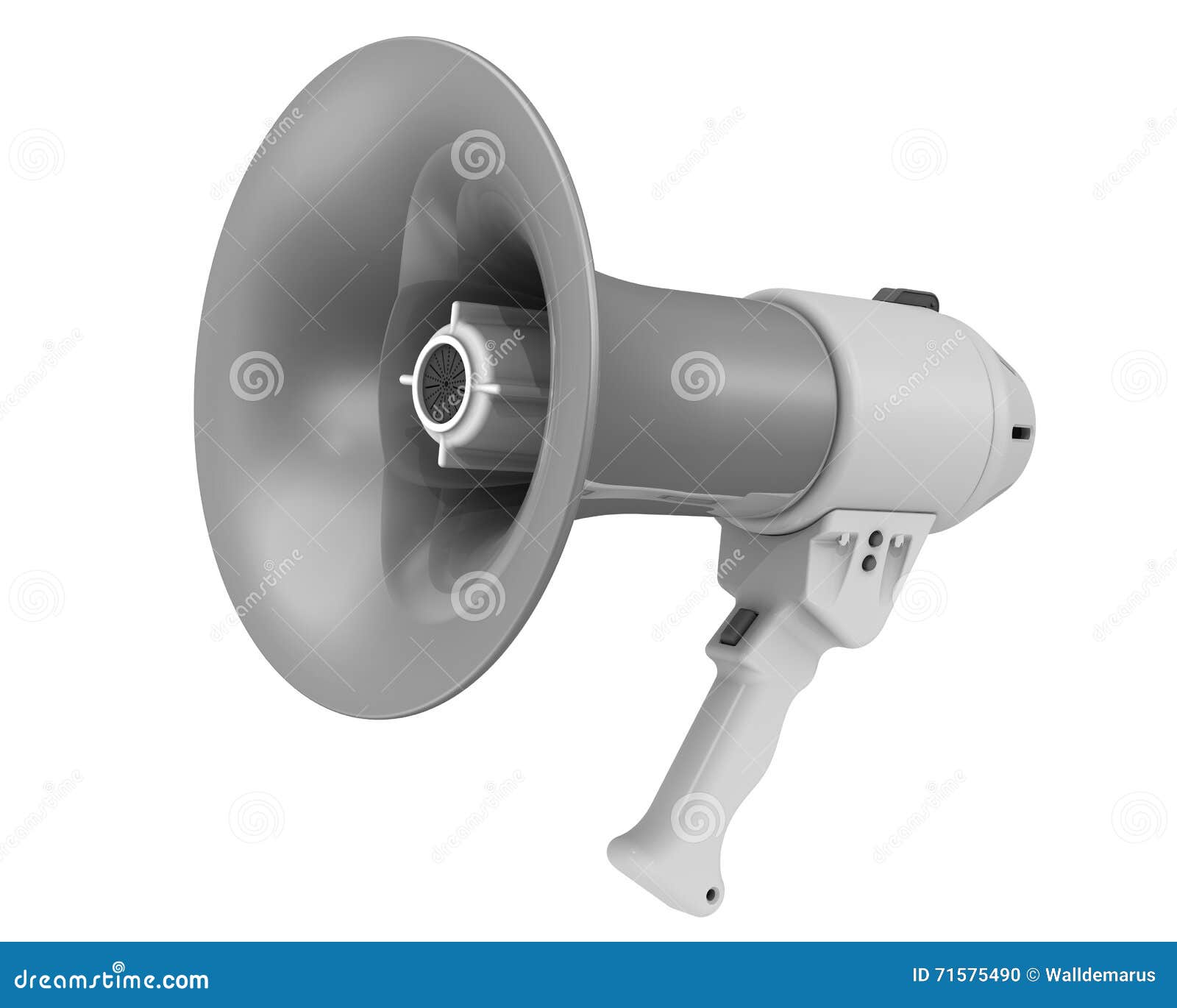 Megaphon. Electric horn stock illustration. Illustration of information ...