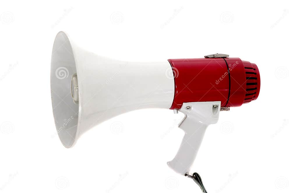 Megaphone 3 stock image. Image of power, device, powerful - 1230443