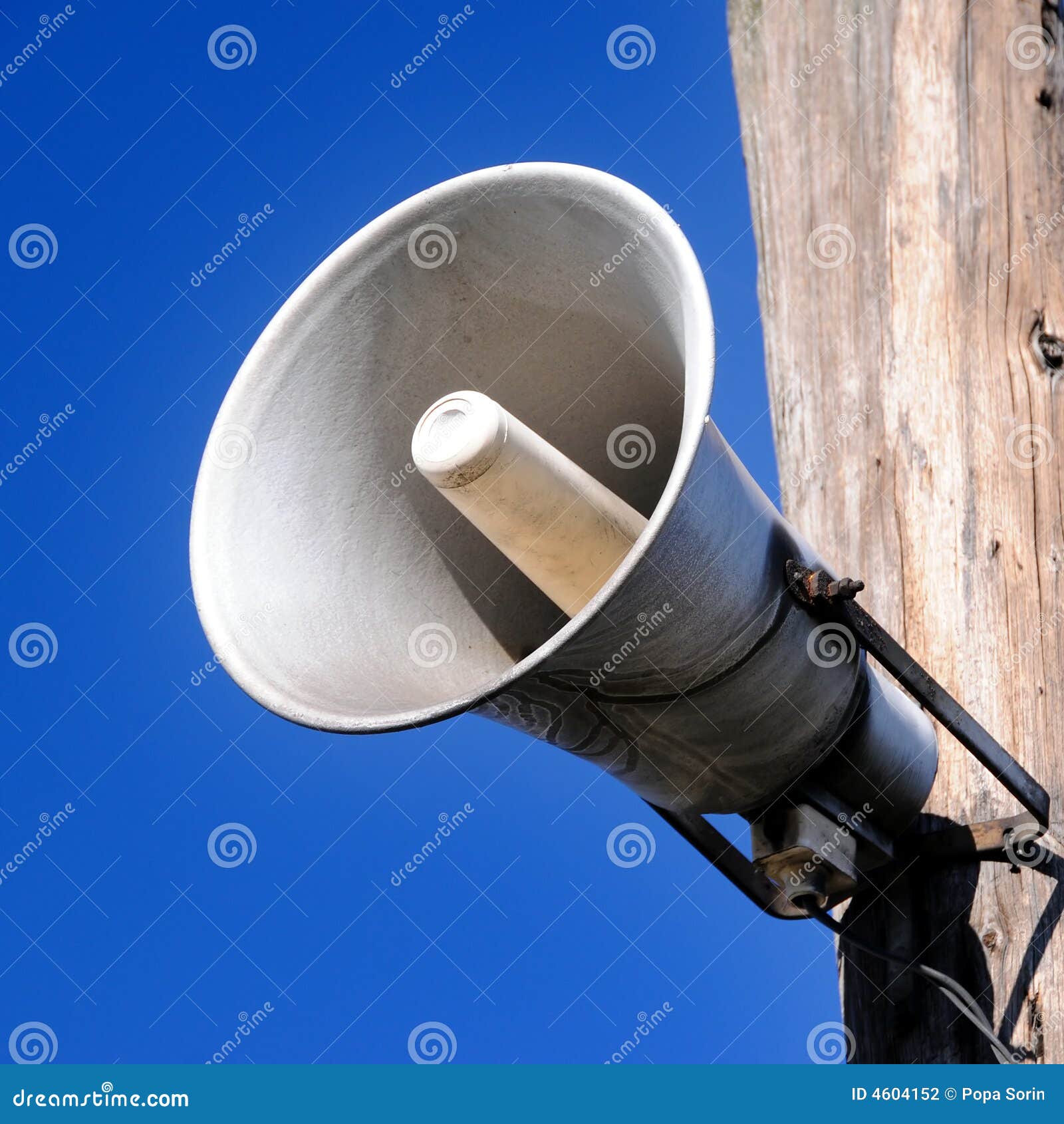 Megaphone stock photo. Image of broadcasting, sound, tower - 4604152