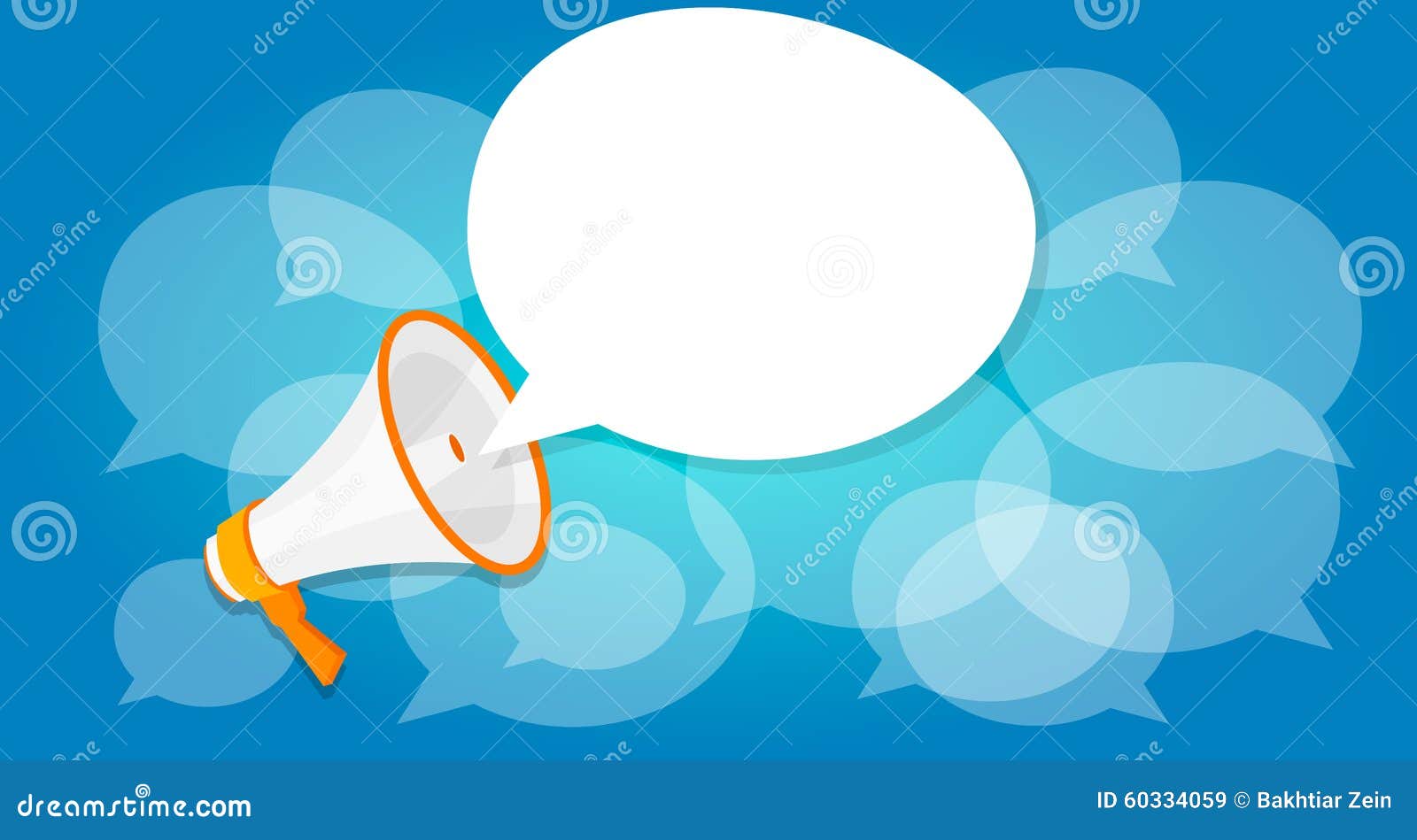 Megaphone Announce Speaker Shout Online Public Relation Marketing ...