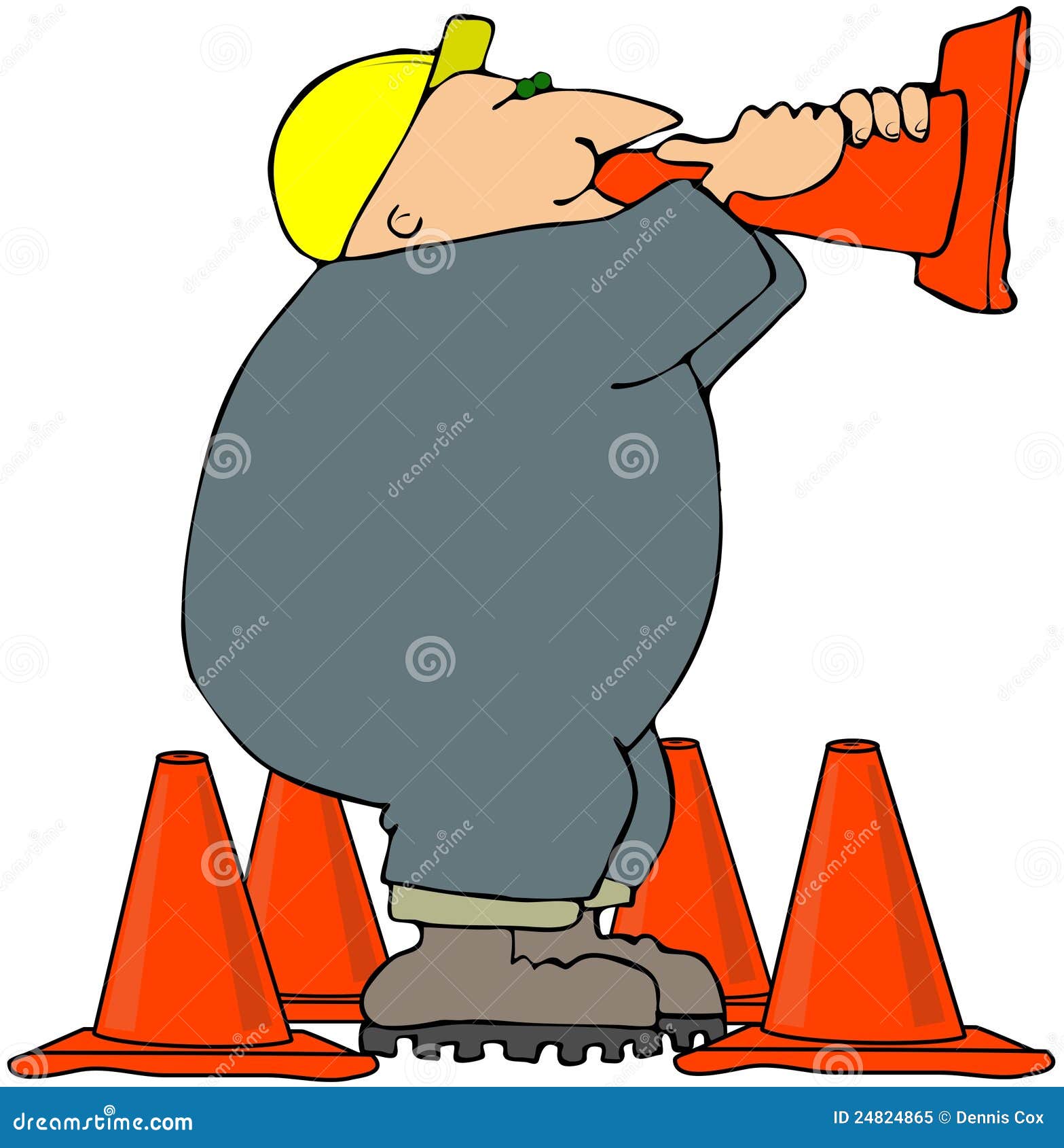 Megaphone Cone stock illustration. Illustration of megaphone - 24824865