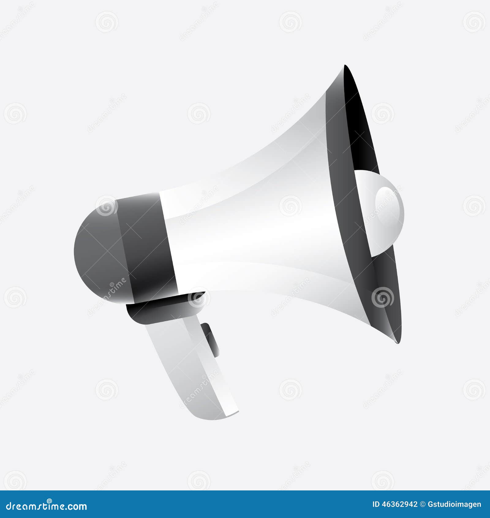 Megaphone design stock vector. Illustration of vector - 46362942