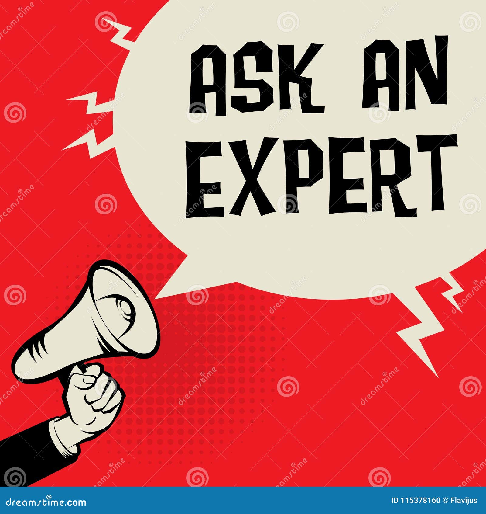 Megaphone Hand, Business Concept with Text Ask an Expert Stock Vector ... Megaphone Hand, Business Concept with Text Ask an Expert Stock Vector ...