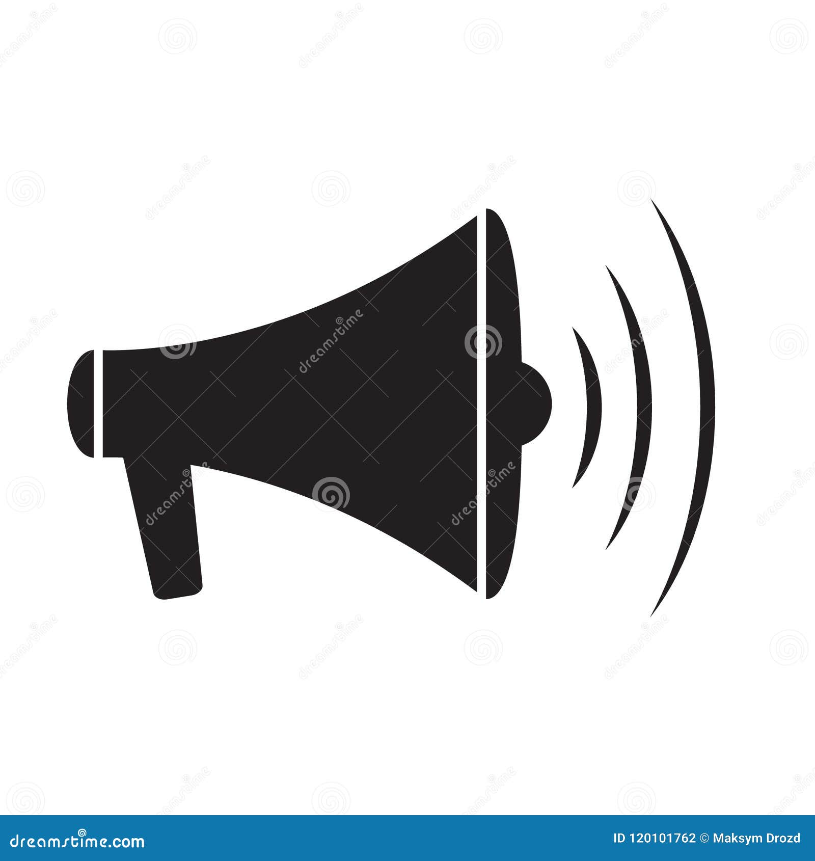 Megaphone Icon, Loud Speaker Icon, Loudspeaker Symbol. Vector ...