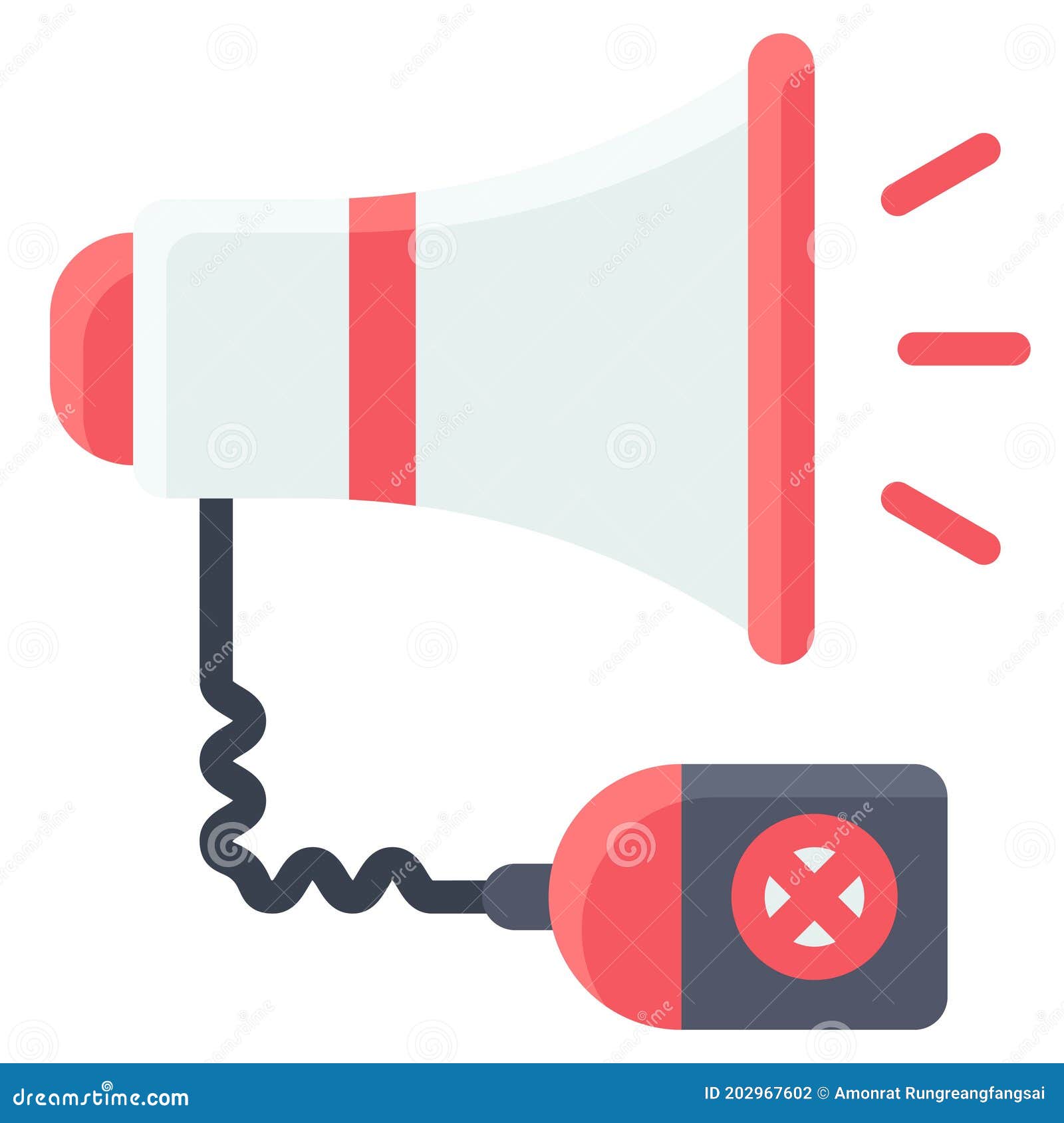 Megaphone Icon, Protest Related Vector Stock Vector - Illustration of ...
