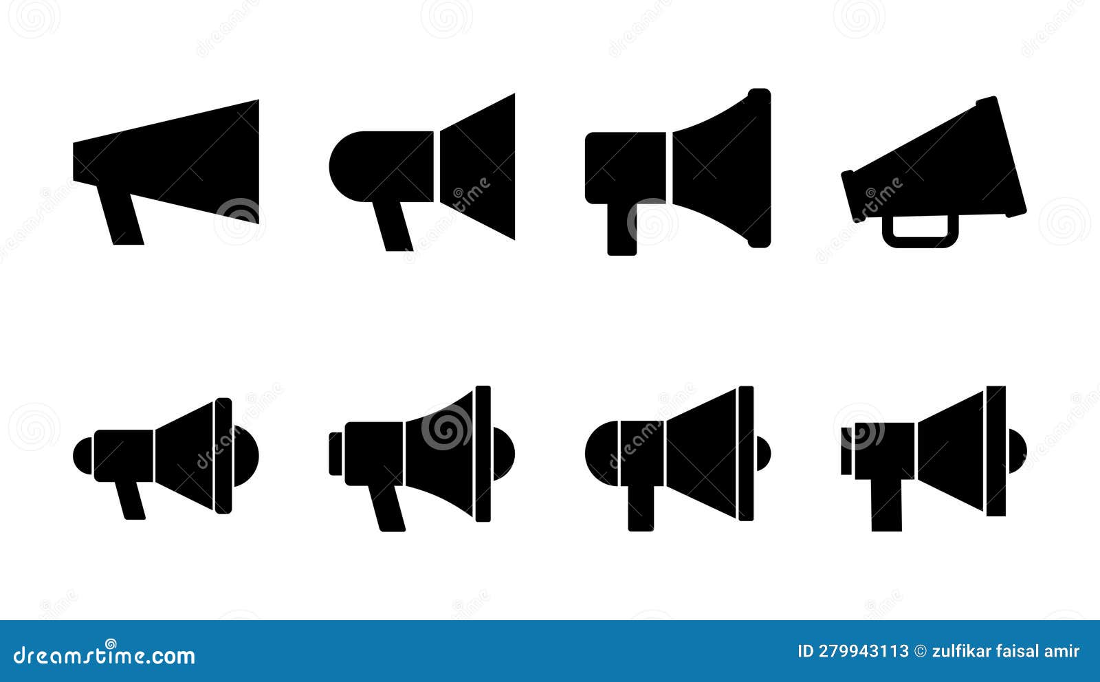 Megaphone Icon . Loudspeaker Icon Vector Stock Vector - Illustration of ...