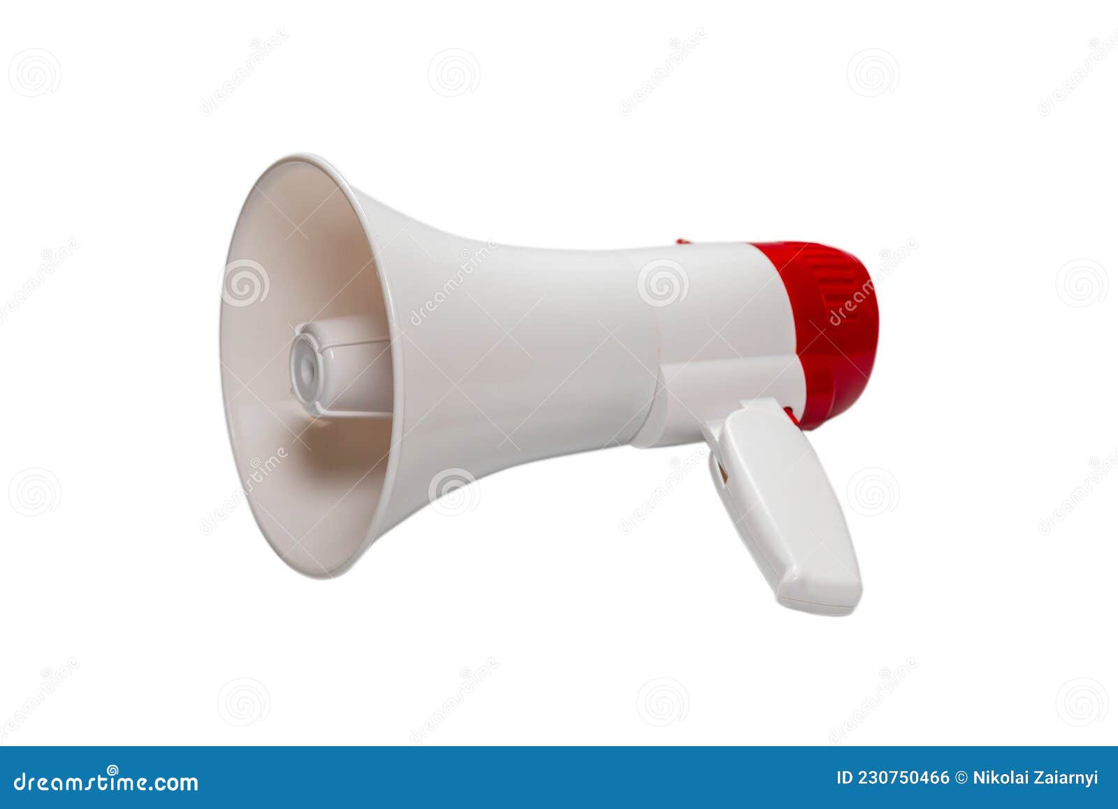 Megaphone Isolated on White Background Stock Photo - Image of protest ...