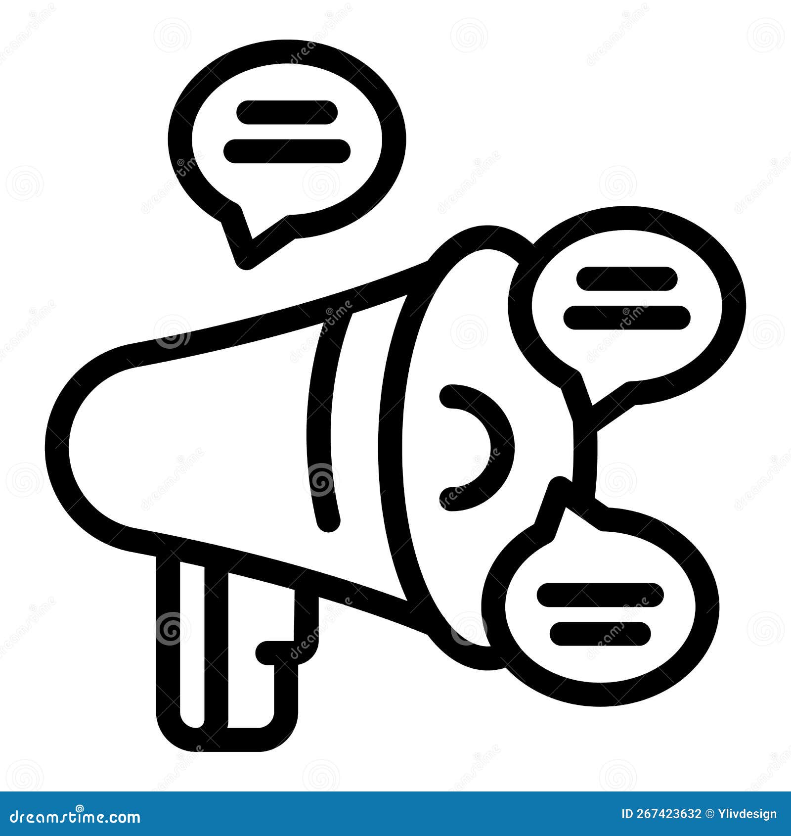 Megaphone Key Point Icon Outline Vector. List Check Stock Vector ... Megaphone Key Point Icon Outline Vector. List Check Stock Vector ...