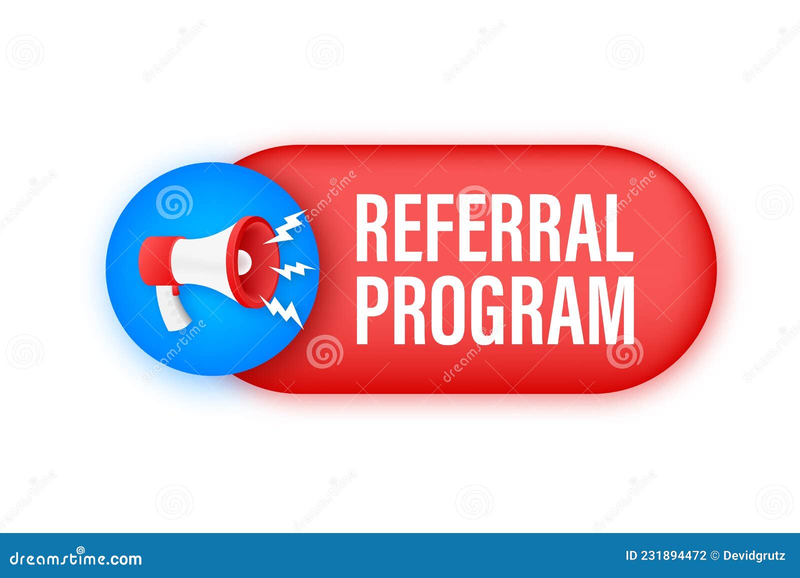 Megaphone Label with Referral Program. Megaphone Banner. Web Design ... Megaphone Label with Referral Program. Megaphone Banner. Web Design ...