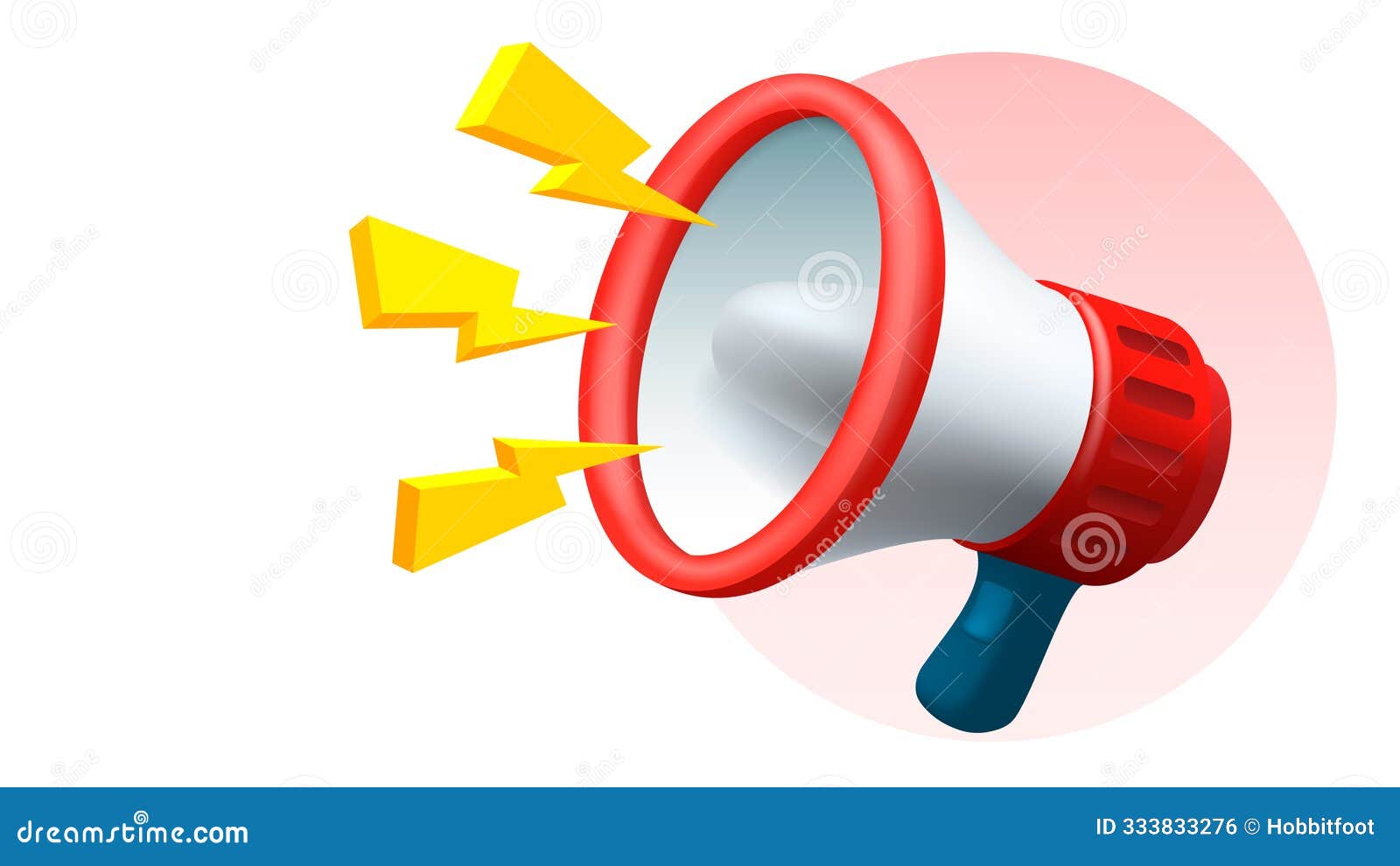 Megaphone Landing Page Banner Information, Business Communication ...