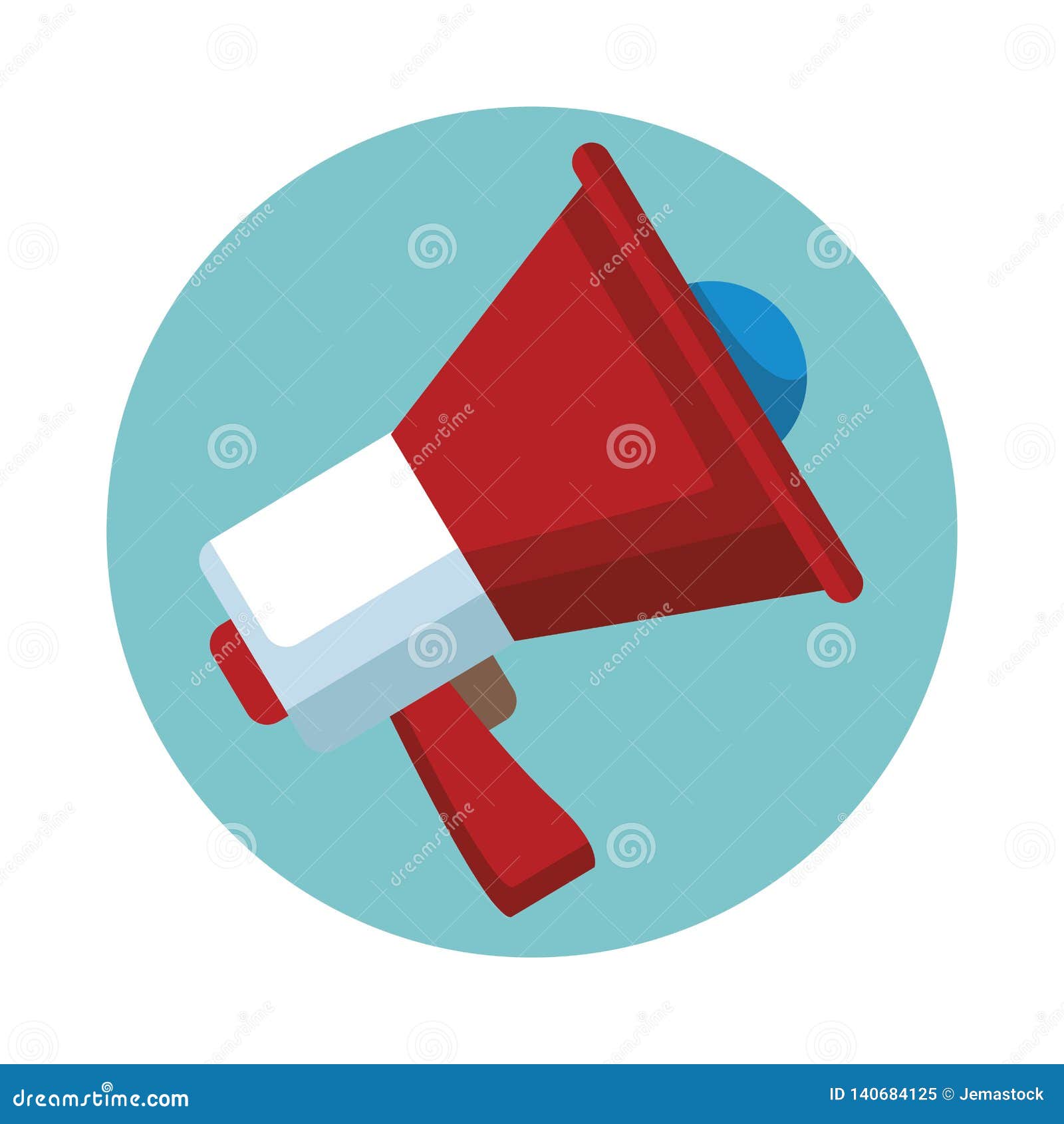 Megaphone Modern Communication Stock Vector - Illustration of shout ...