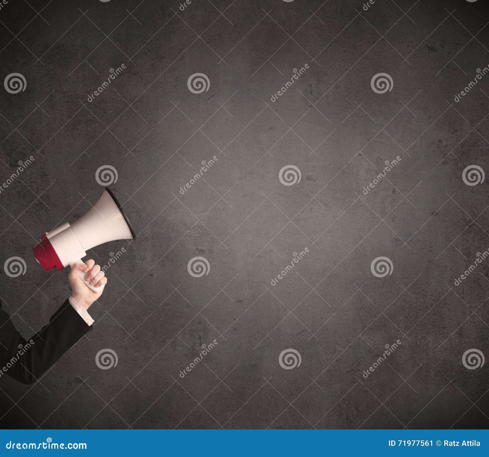 Megaphone On Plain Background Royalty-Free Stock Image | CartoonDealer ...