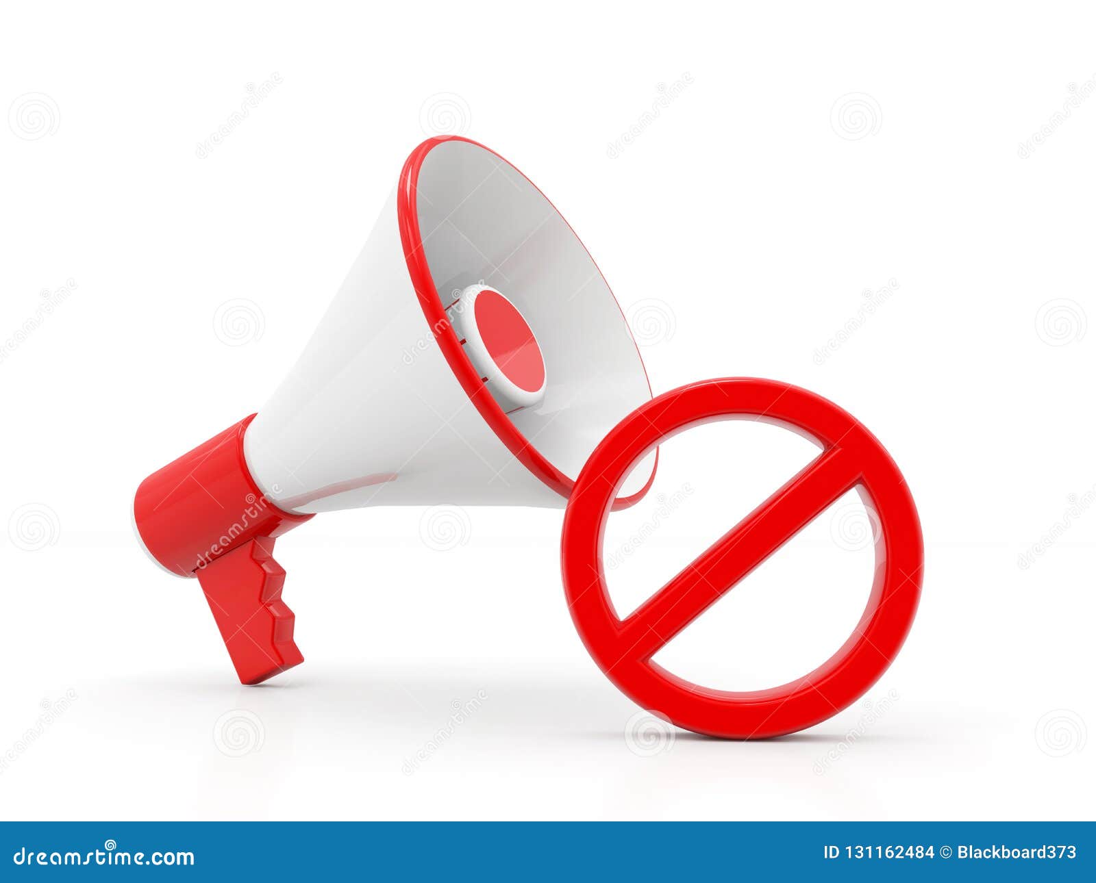 Megaphone Not Allowed Icon. Element Of Ptohibited Sign For Mobile ...