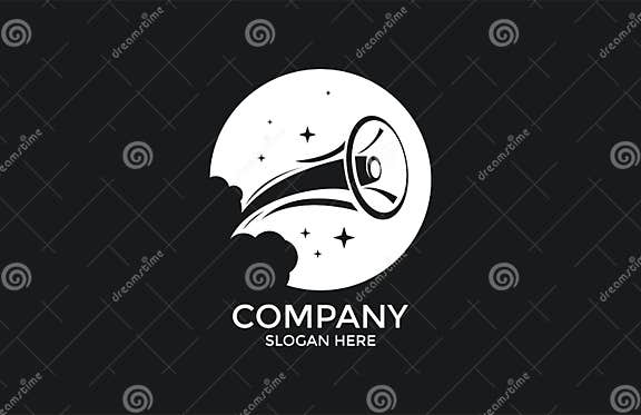 Megaphone Rocket Logo stock vector. Illustration of announce - 223621814