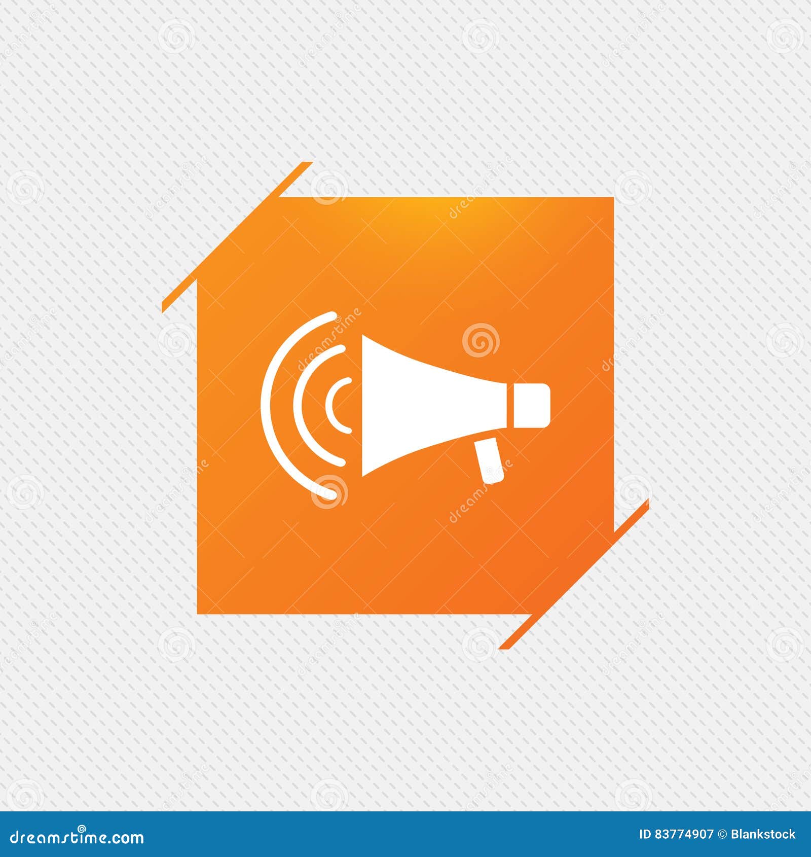 Megaphone Sign Icon. Loudspeaker Strike Symbol Stock Vector ...