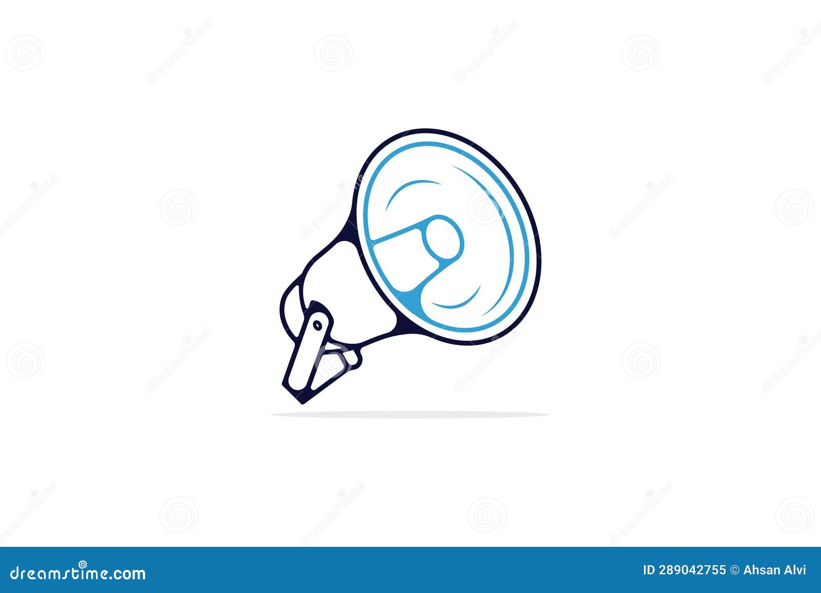 Megaphone Speaker Logo Design Vector. Marketing Time Concept Vector ...