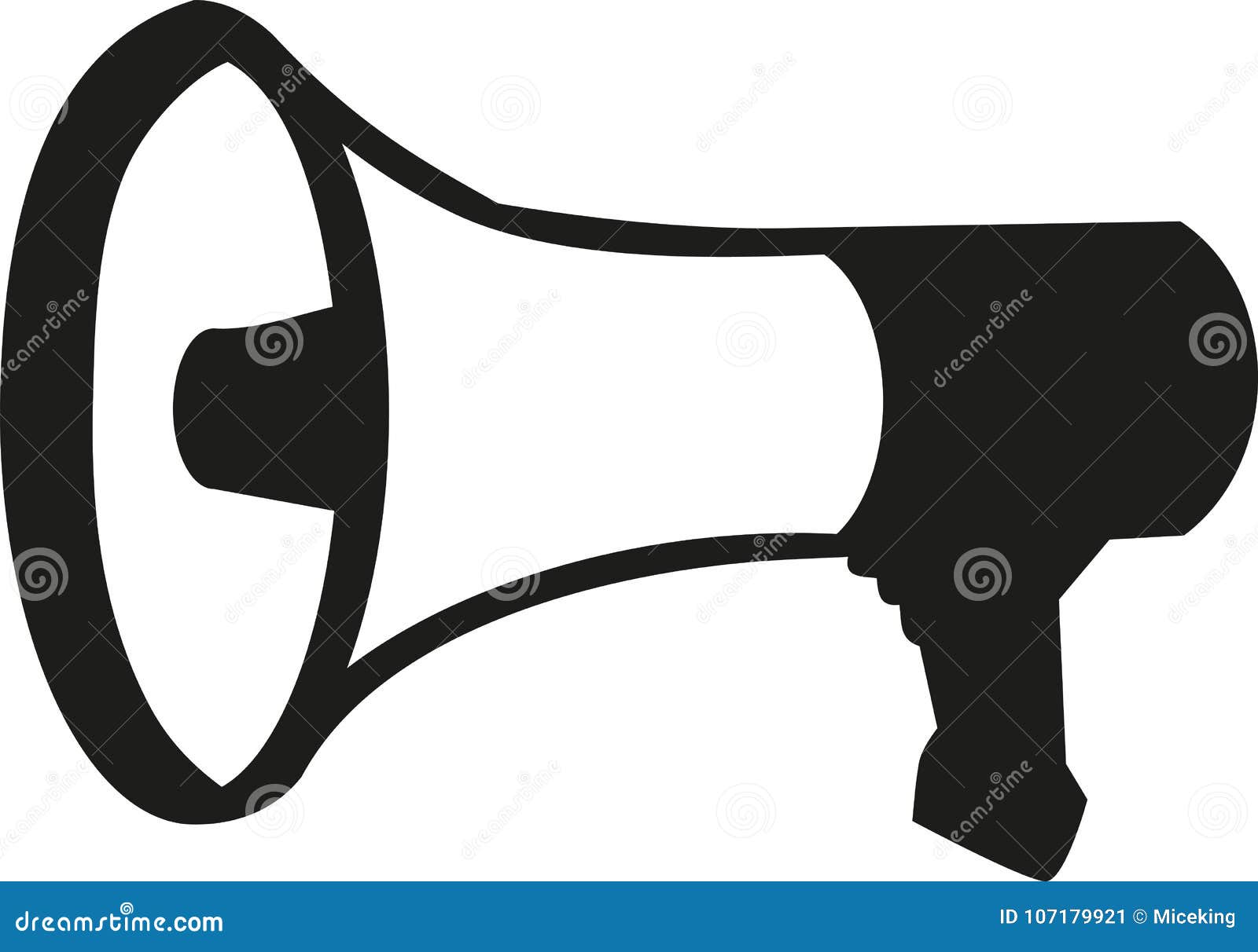 Megaphone speech message stock vector. Illustration of loudspeaker ...