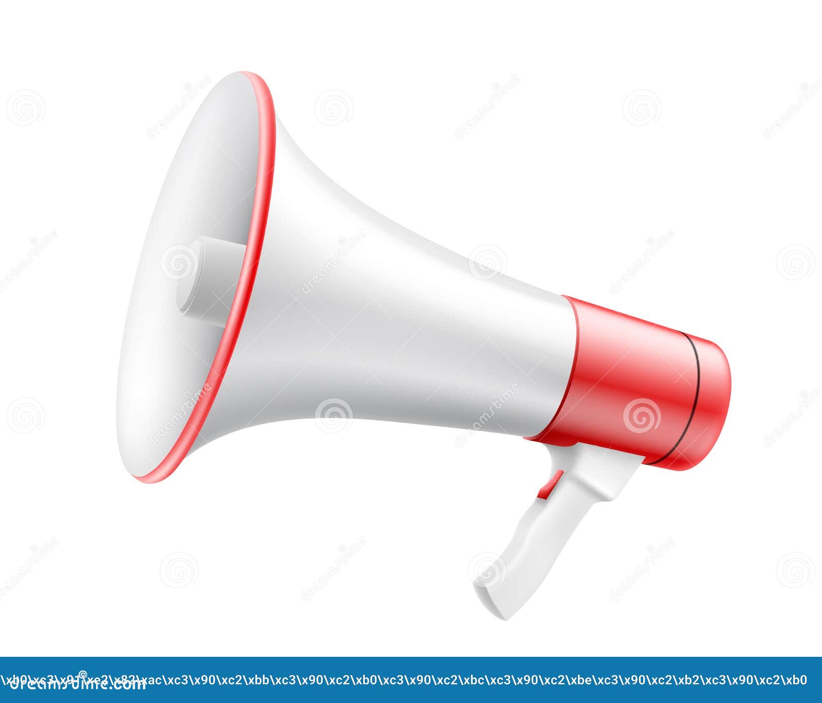 Megaphones Realistic On Background. Design Template, Banner, Web ...