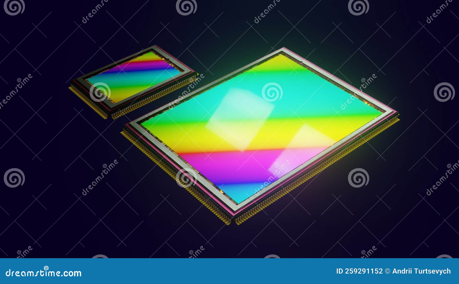 200 Megapixel Digital Camera Sensor Compared To Smaller Previous ...