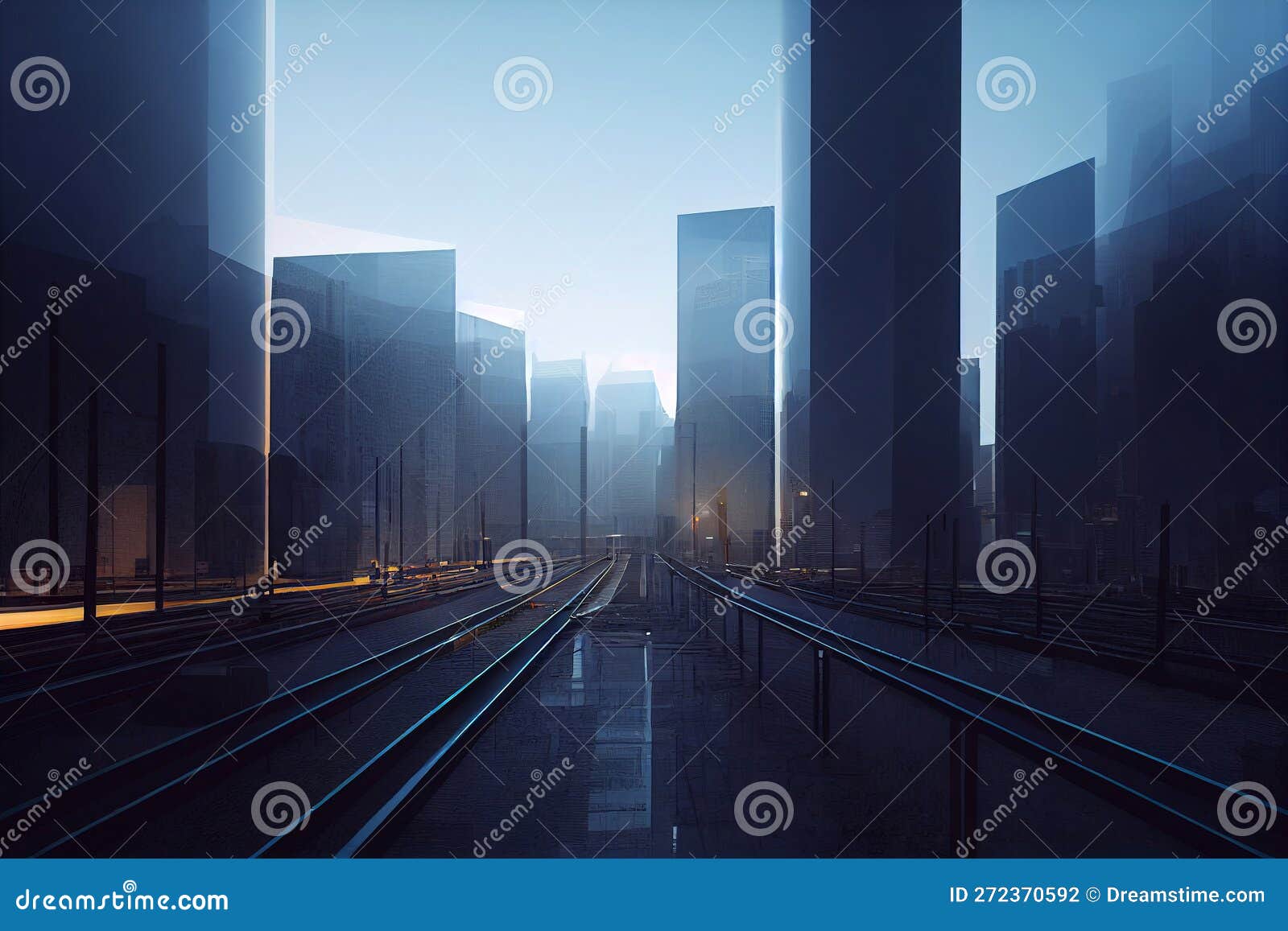 Megapolis Infrastructure Elements Layout Infographic Poster Cartoon ...