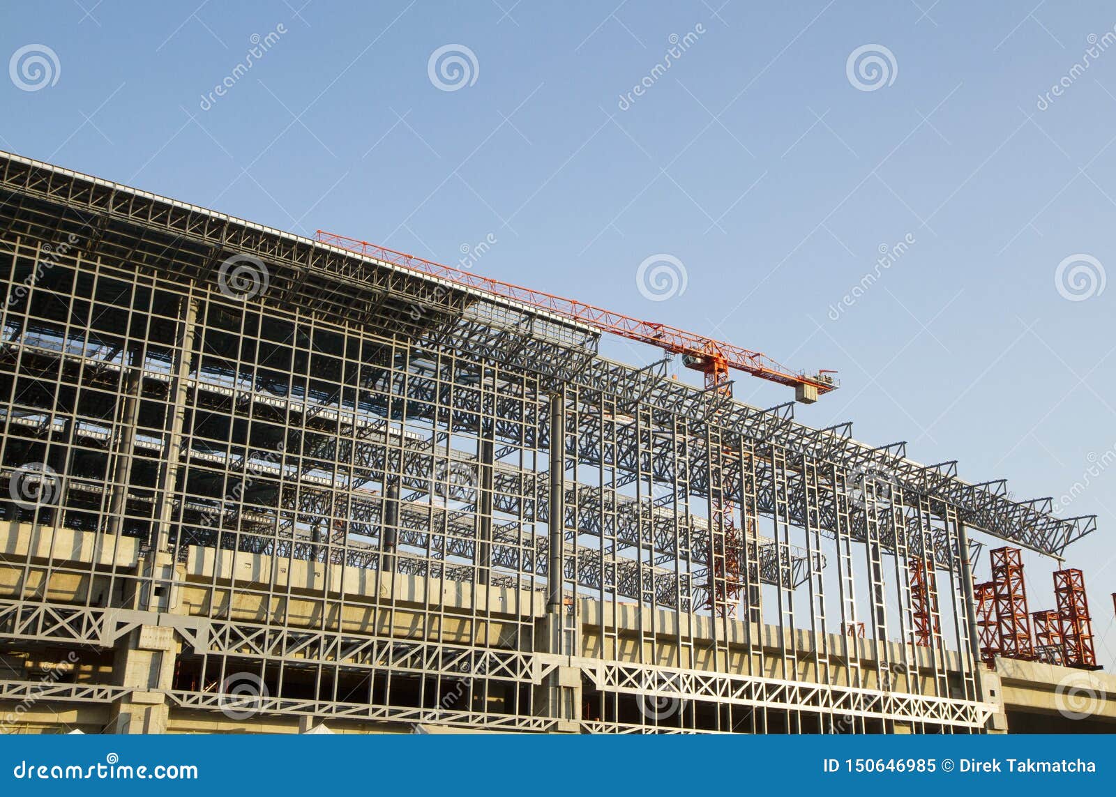 Megaproject Under Construction Stock Image - Image of concrete, high ...