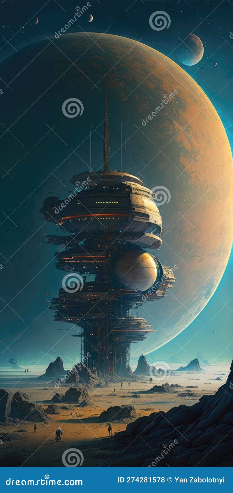 Megastructure Massive Engineering Feats Space Habitats Mobile Wallpaper ...