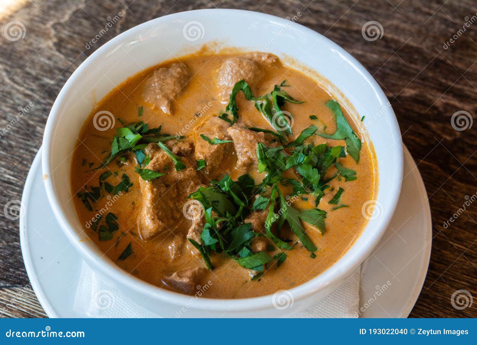 Megrelian Kharcho Soup with Beef Stock Photo - Image of georgian ...