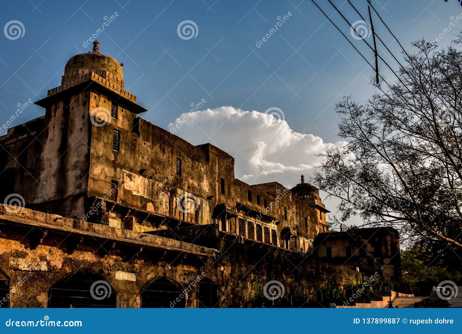 Mehel stock image. Image of mehel, ramnagar, fort, mahal - 137899887