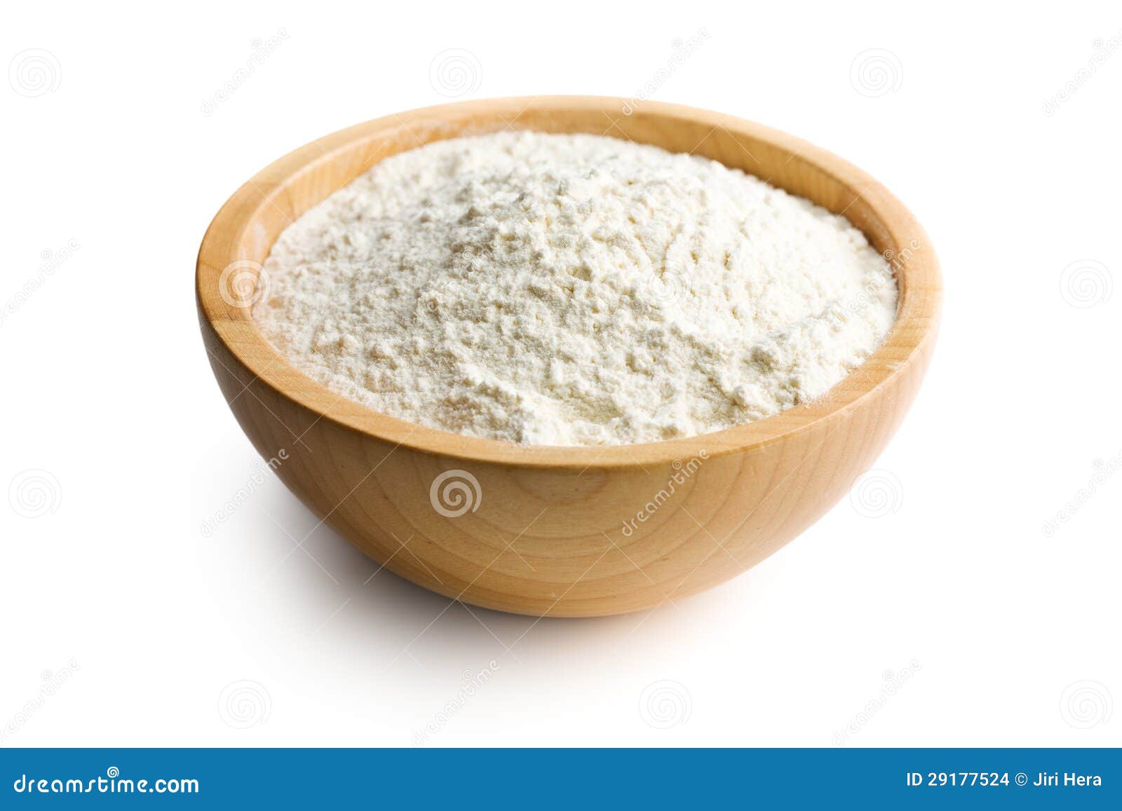 Mehl In Der Hölzernen Schüssel Stockbilder - Bild: 29177524