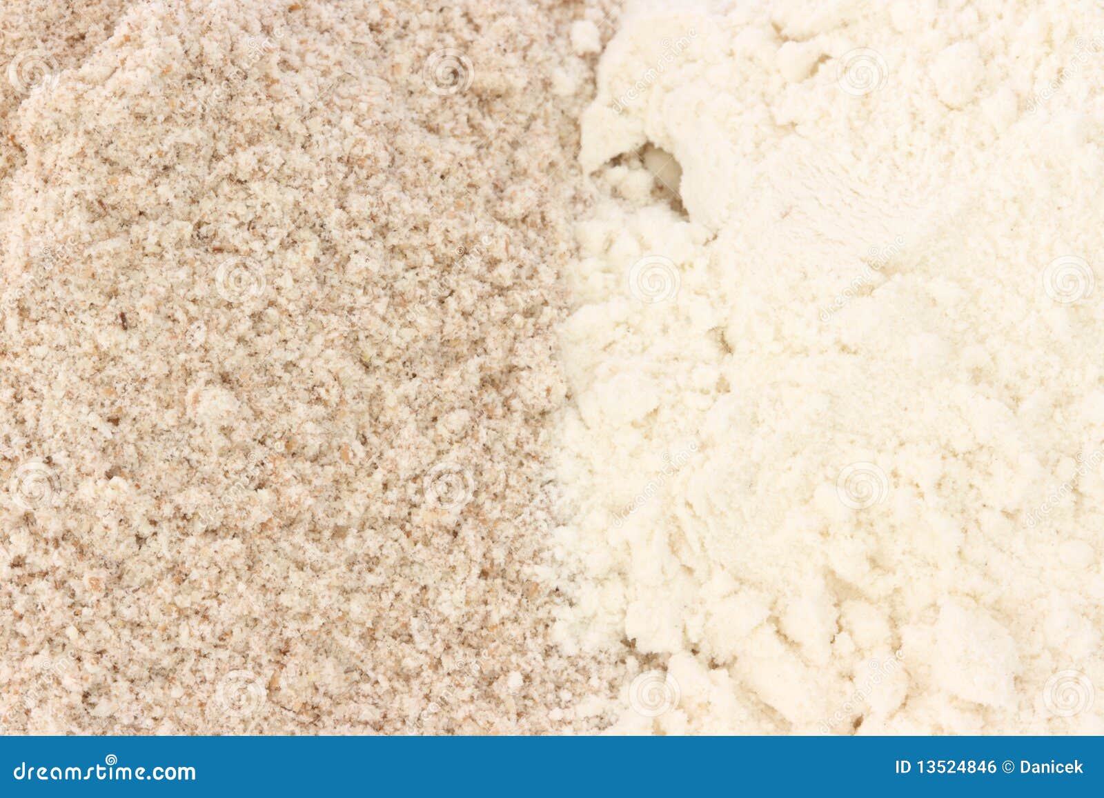 Mehl- Glatte Und Vollkorntypen Stockfoto - Bild von struktur ...