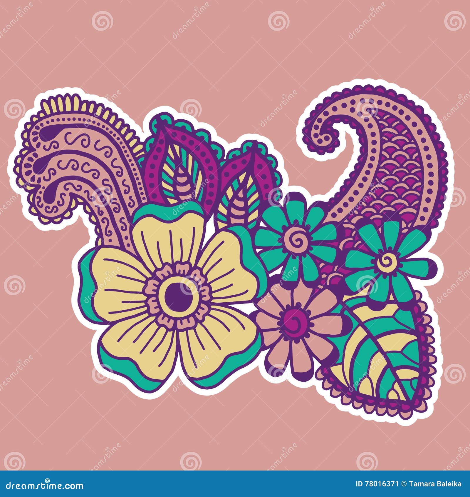 Mehndi design. Patterns. stock vector. Illustration of embellishment ...
