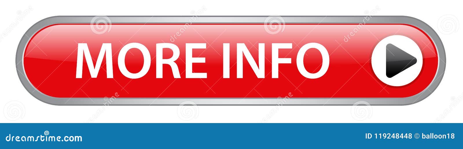 Mehr Informationsknopf vektor abbildung. Illustration von dimensional ...