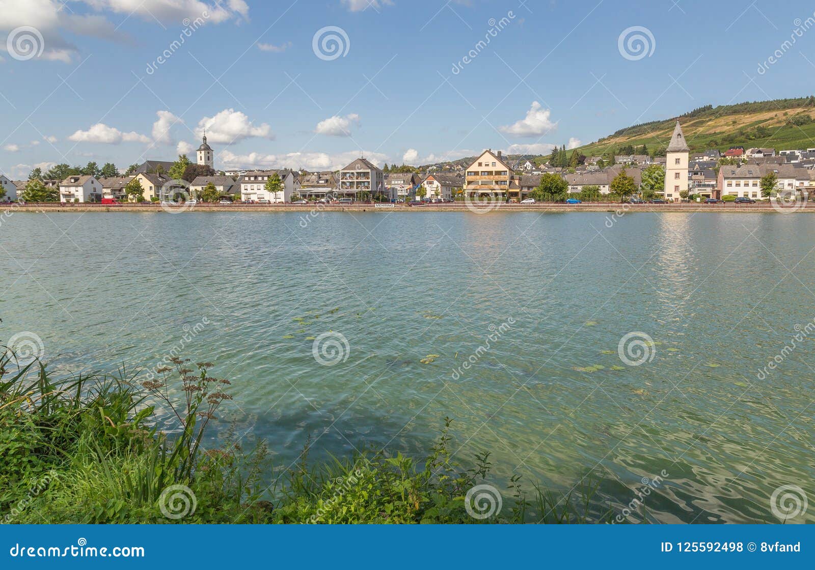 Mehring on the Mosel Germany Europe Stock Photo - Image of valley ...