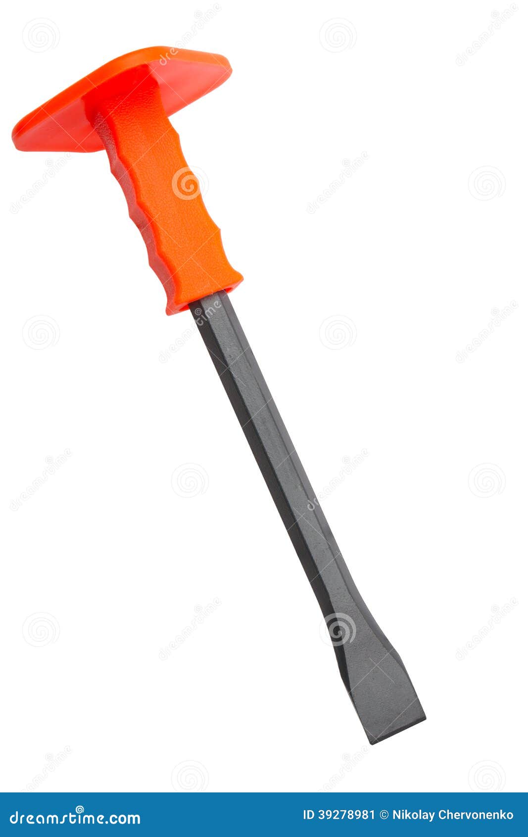 Meißel mit Kunststoffgriff stockbild. Bild von tischler - 39278981