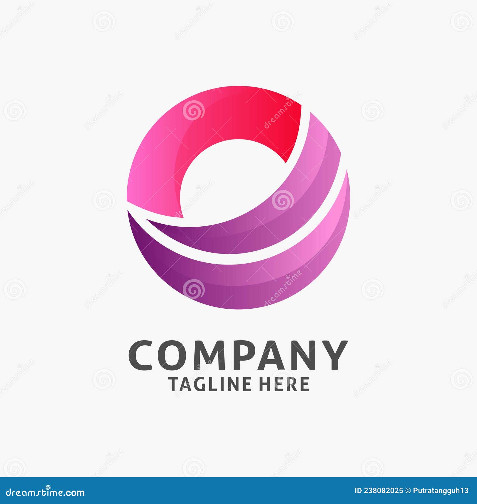 Abstract Circle Business Logo Design Stock Vector - Illustration of ...