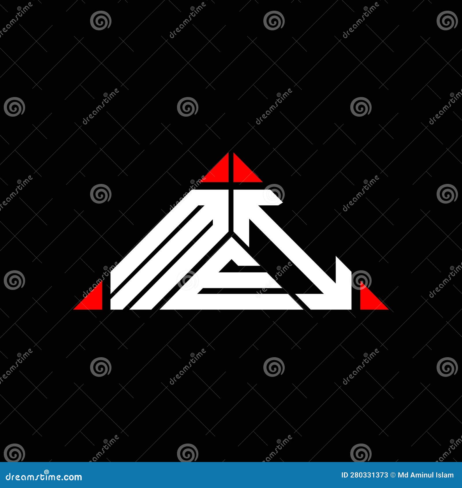 MEI Letter Logo Creative Design with Vector Graphic, MEI Stock Vector ...