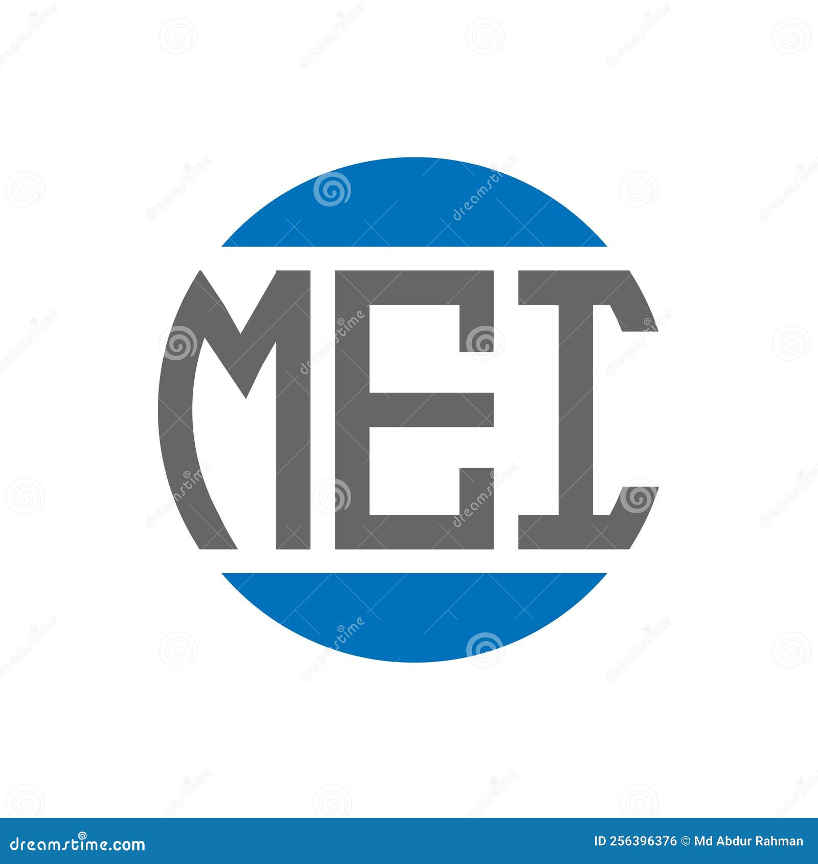 MEI Letter Logo Design on White Background. MEI Creative Initials ...