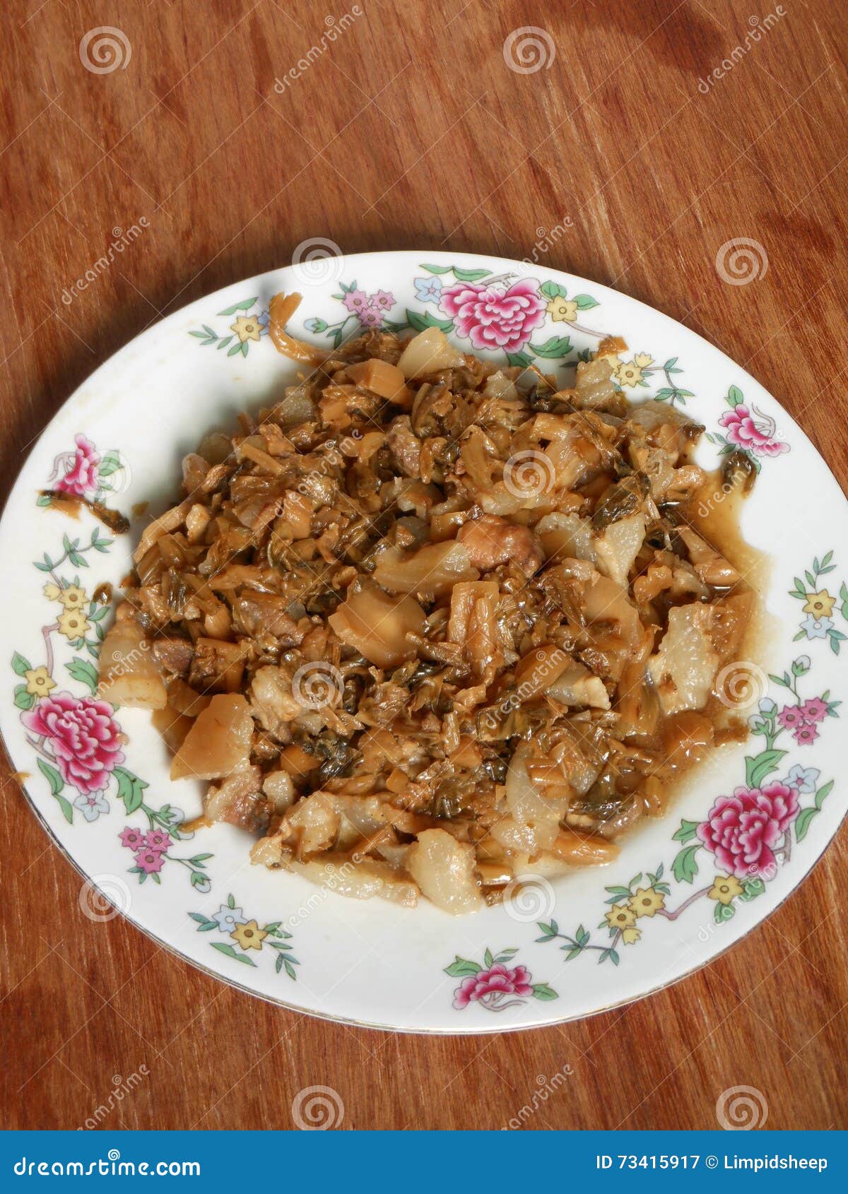 Meigan Cai Flavor Stewed Minced Pork Stock Image - Image of fragrant ...