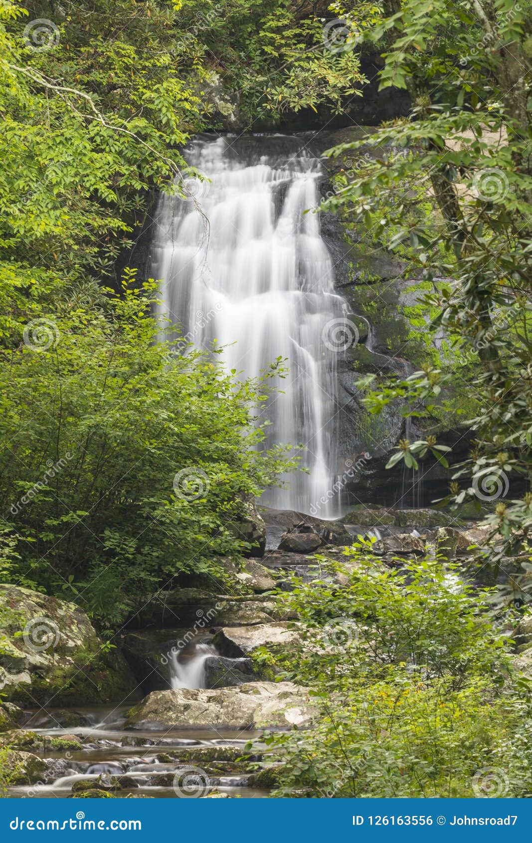Meigs Falls Waterfall stock photo. Image of beautiful - 126163556