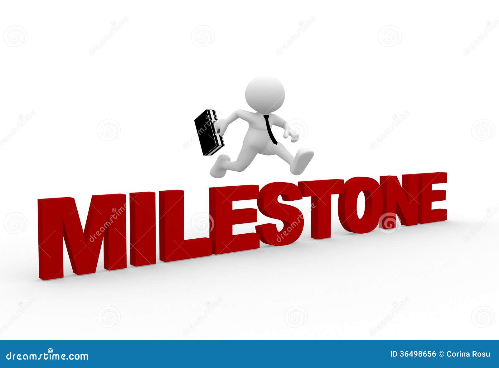 Meilenstein stock abbildung. Illustration von gesichtslos - 36498656